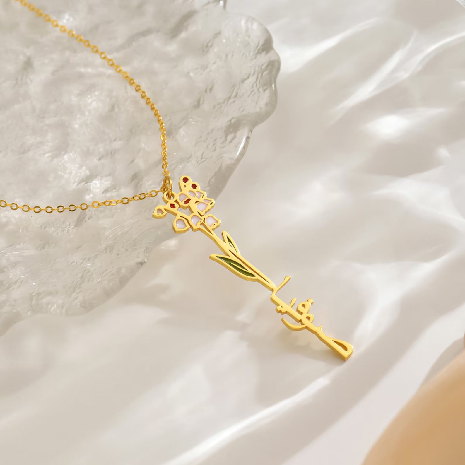 Arabic Personalized Necklaces | Arabic Custom Name Necklace – Burst of ...